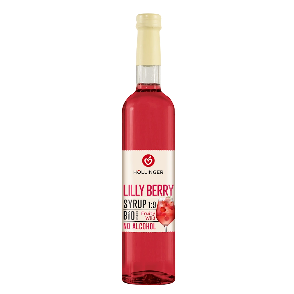 Sirop pentru băuturi și cocktailuri Lilly Berry Bio 500 ml – Höllinger ...