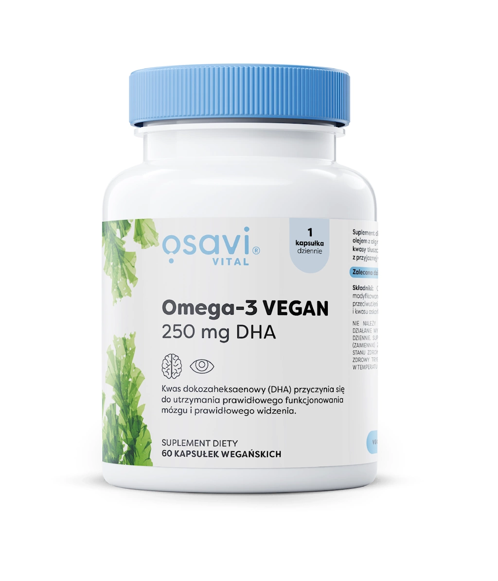 Omega-3 vegan fără gluten 60 capsule - OSAVI - OSAVI Cel mai mic preț ...